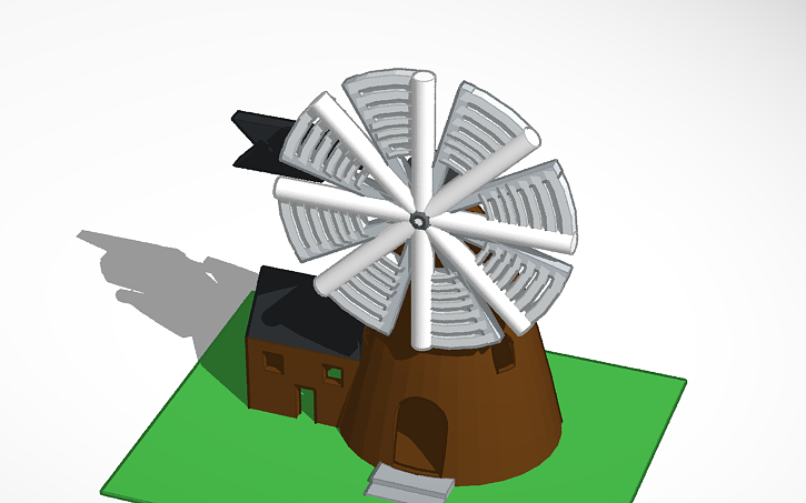 3D design windmolen - Tinkercad