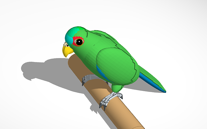 3D design LO#1: Nacho (Parrot) - Tinkercad