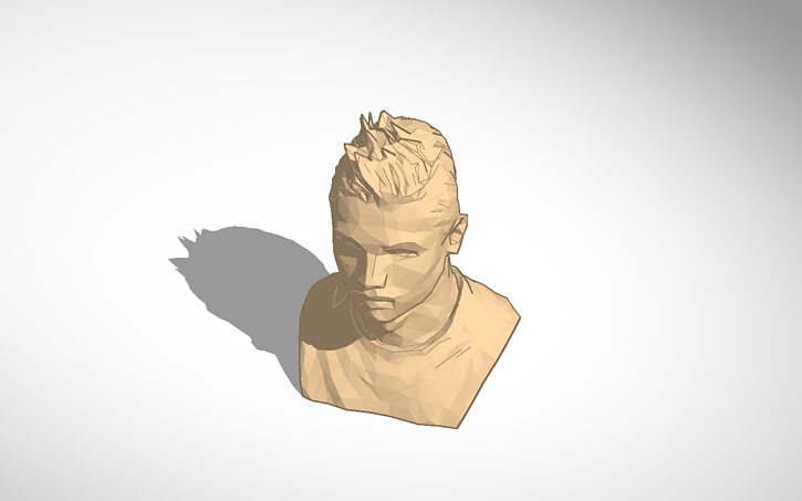 3D design Cristiano Ronaldo Original Face :) - Tinkercad
