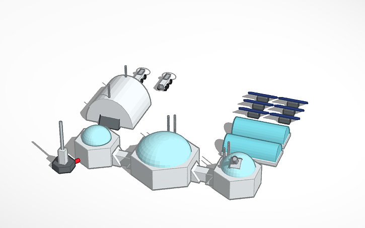 3D design Copy of Mars base | Tinkercad
