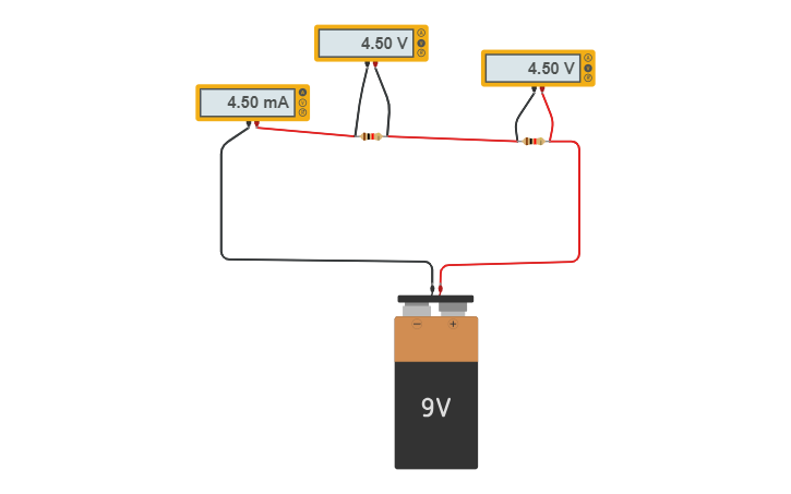 Circuit Design Resistors In Series Tinkercad