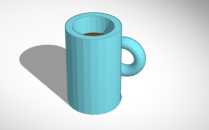 3D design coffee - Tinkercad