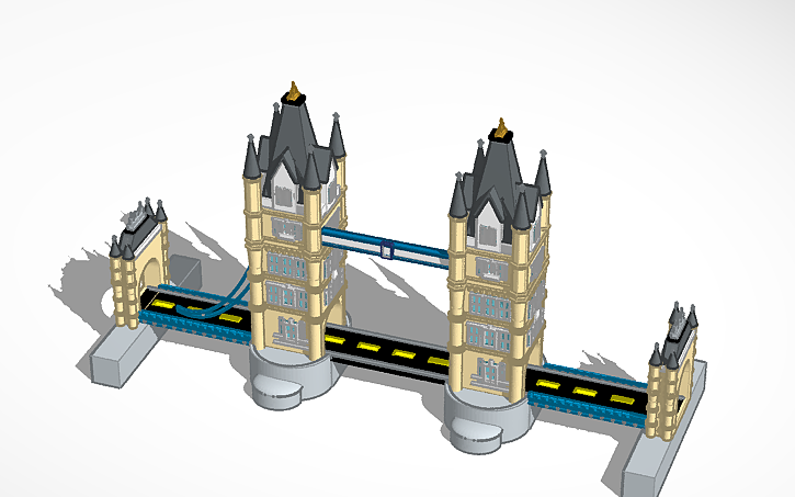3D design London Tower - Tinkercad