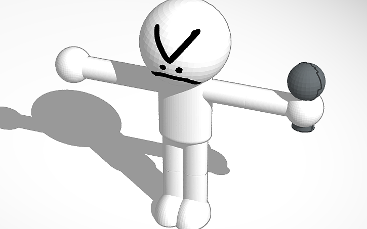 3D design Little man Fnf | Tinkercad