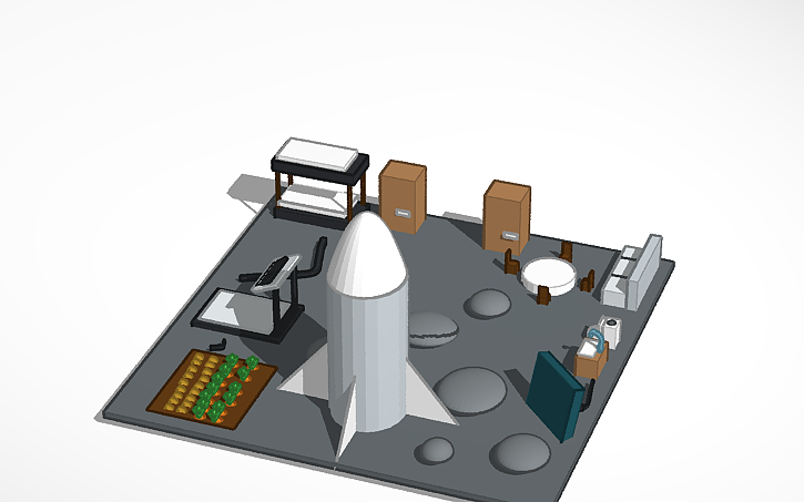 3D design The Space Queens - Tinkercad