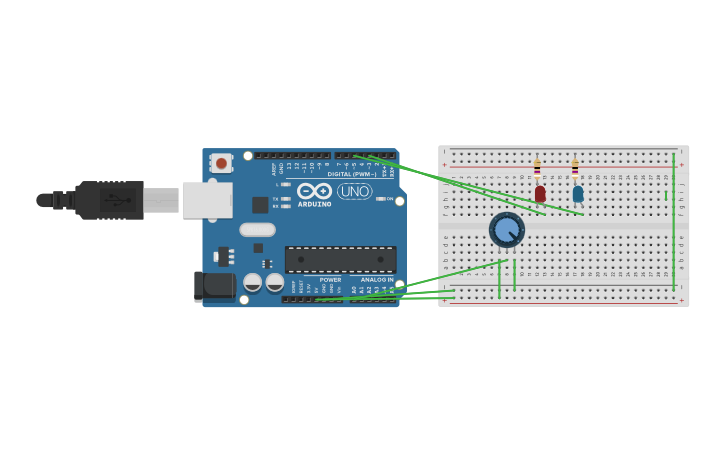 Circuit Design Potentiometer Assignment Tinkercad