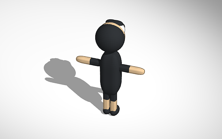3D design cartoon character - Tinkercad