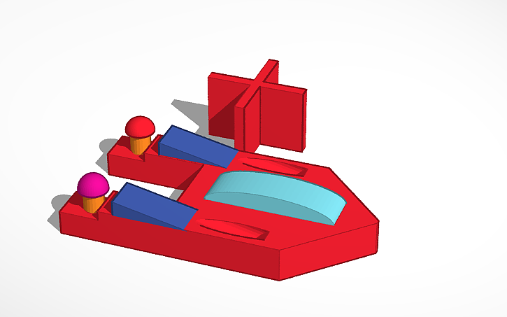3D design paddle boat Deizel Middleton - Tinkercad