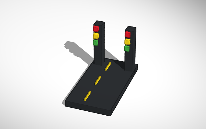 3D design stop on the highway | Tinkercad