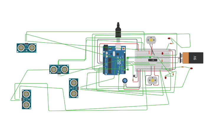 Circuit Design Copy Of Speed And Direction Control Of Dc Motor Tinkercad