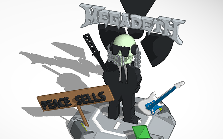 3D design Megadeth - Tinkercad