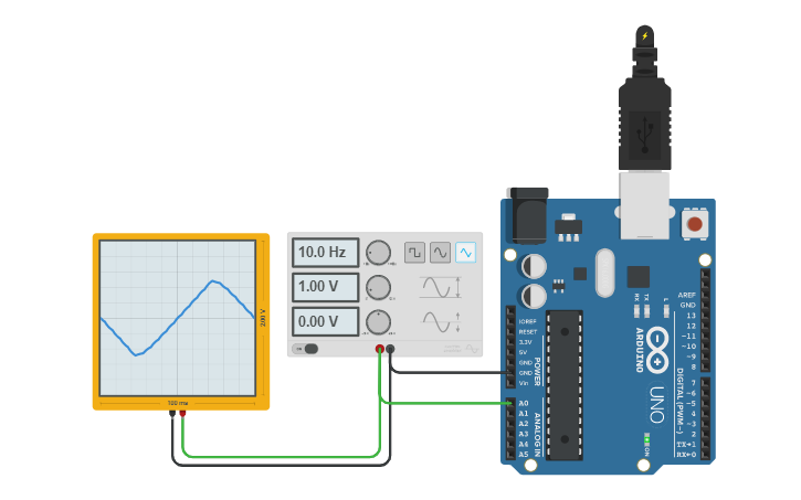 Circuit design Arduino ADC Fomenko | Tinkercad