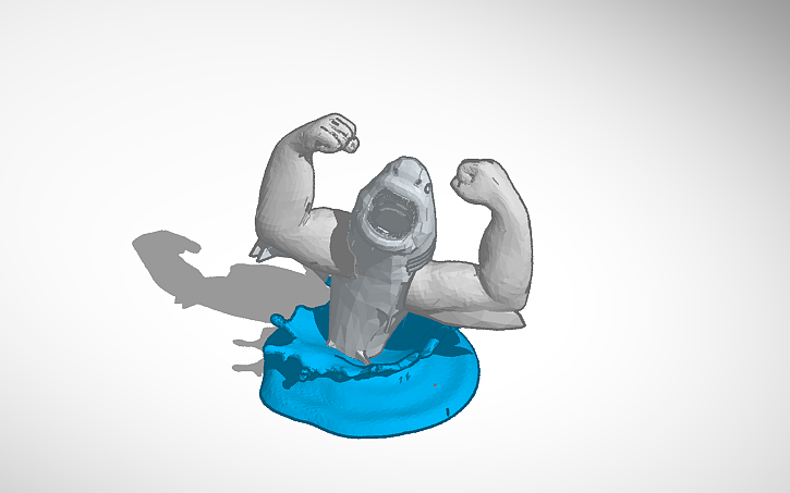 3D design Buff shark - Tinkercad