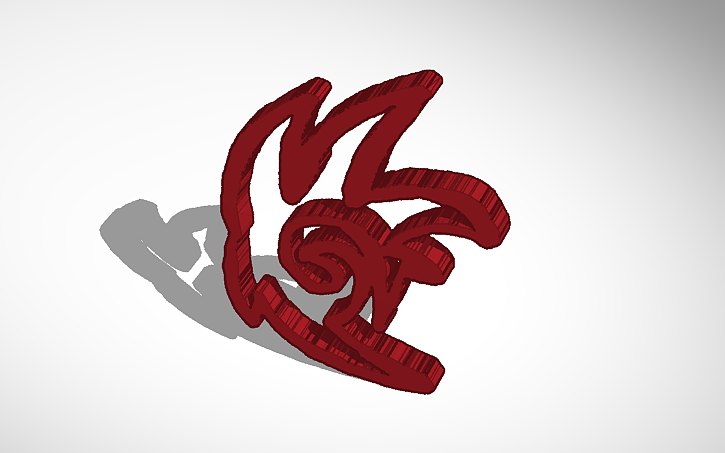 3D design silhouette - crest | Tinkercad