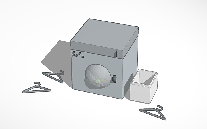 3D design Washing machine - Tinkercad