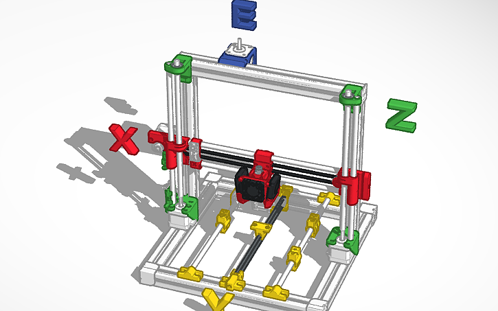 3D design 3D printer parts (i3 DIY Reprap 30x30) | Tinkercad