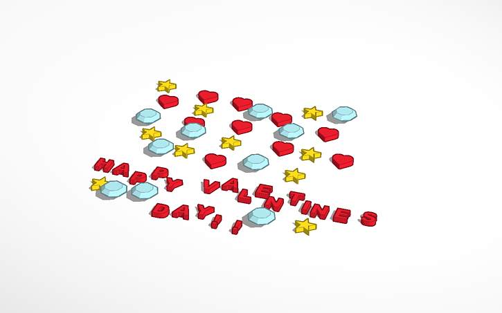 3D design Valentines Day | Tinkercad