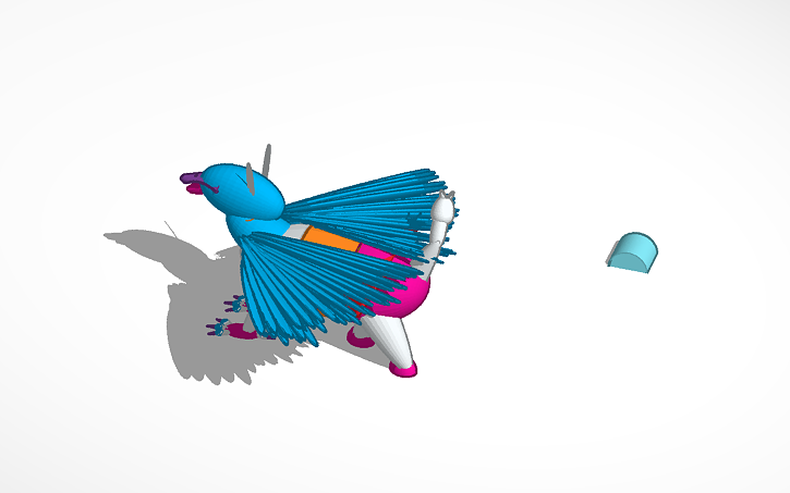 3D design grifone palazzo dei priori - Tinkercad