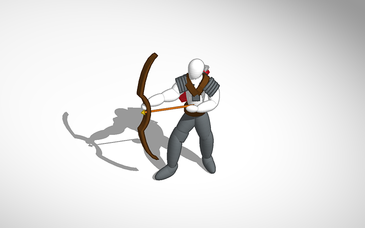 3D design agent archer - Tinkercad