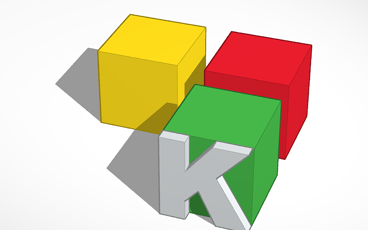 3d Design Chad Initials Tinkercad