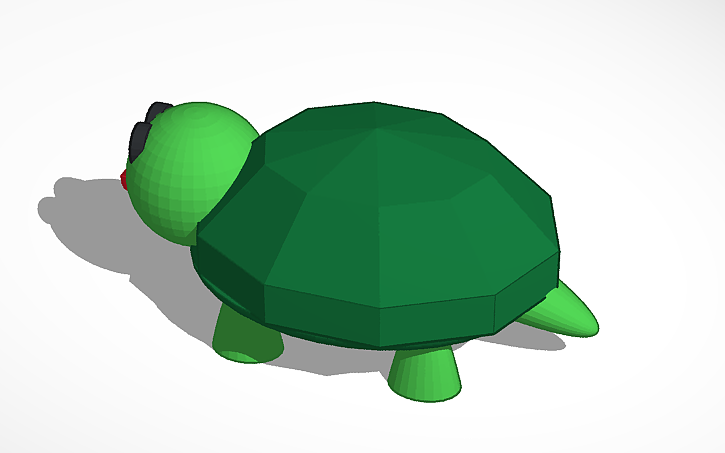 3D design TURTLE - Tinkercad