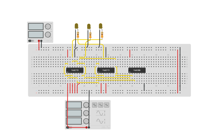 Circuit design (a) Design a 3- bit counter using JK flip-flop displayed ...
