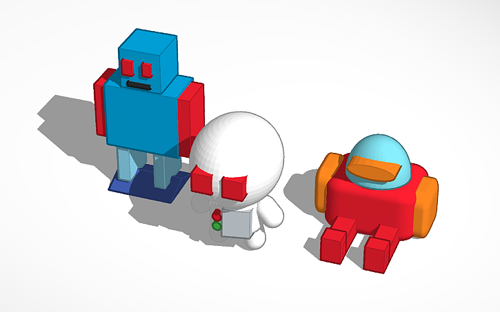 3d Design Robots Tinkercad