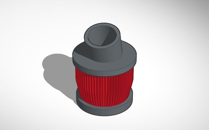 3D design air filter - Tinkercad