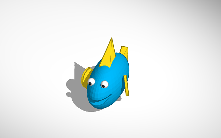 3D design Fish - Tinkercad