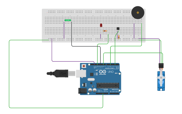 Circuit design BASE - of Tilt Sensor | Tinkercad