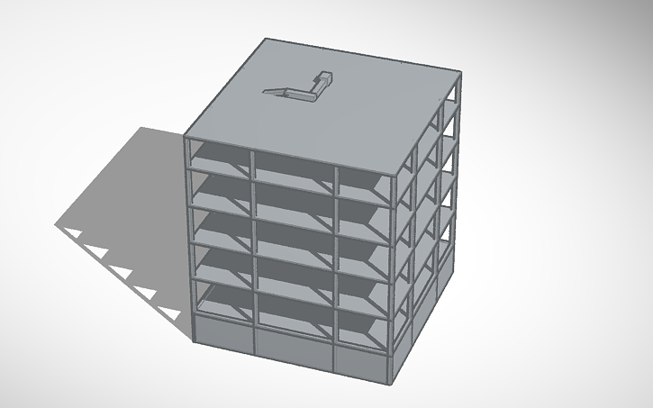 3D design Building - Tinkercad