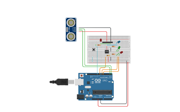 Circuit Design Mise En Pause Capteur Tinkercad