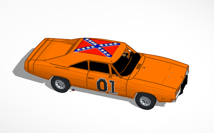 3D design Copy of General Lee - Tinkercad