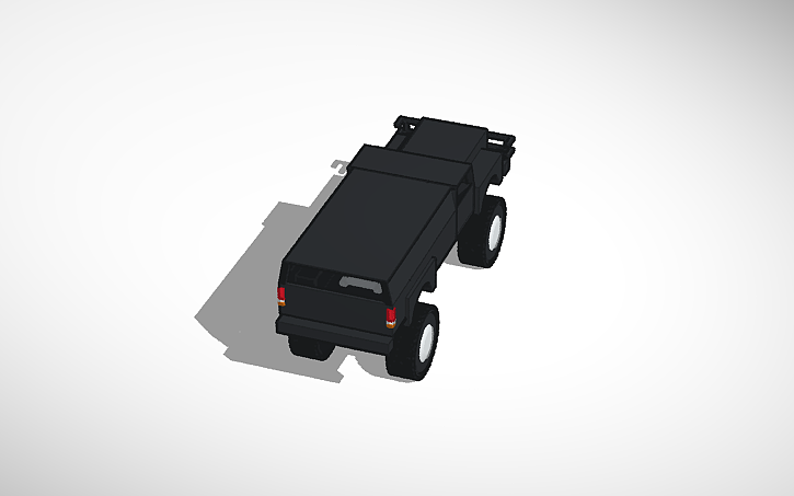 3D design Semi Monster Truck - Tinkercad