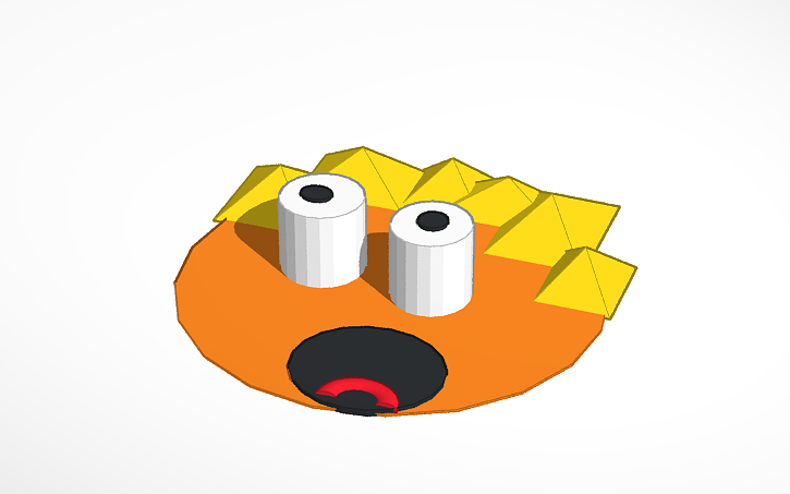 3D design Donald Trump - Tinkercad