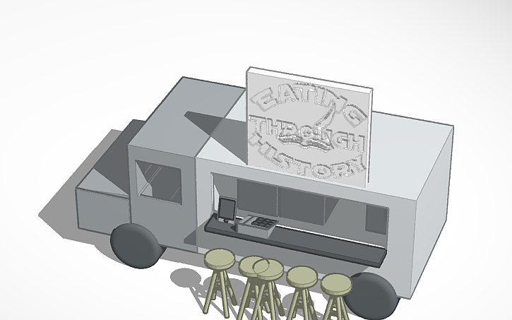 3D design Eating Through History - Tinkercad