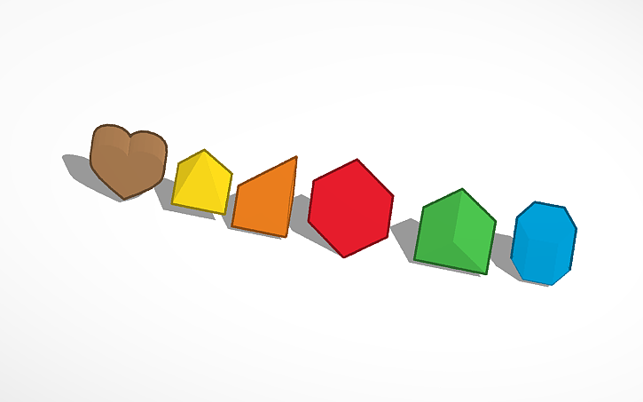 3D design 2D shapes that look 3D | Tinkercad