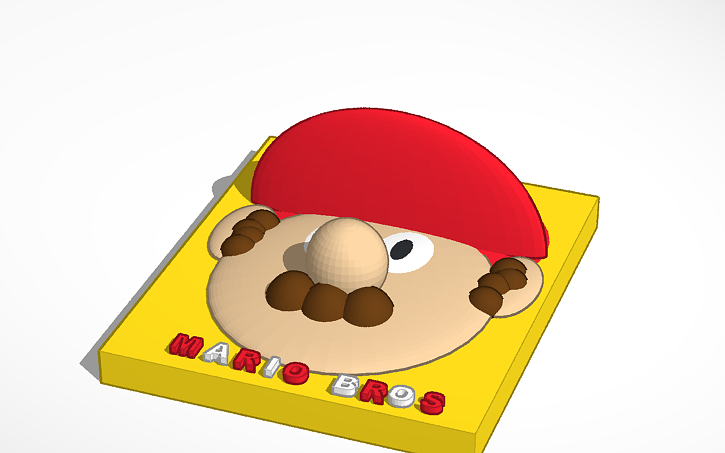 3D design Super Mario Bros | Tinkercad