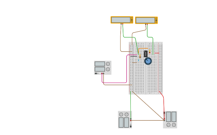 Circuit design CKT_não_Inversor+Trimpot - Tinkercad