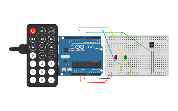 Circuit design 13c_IR Remote - Tinkercad