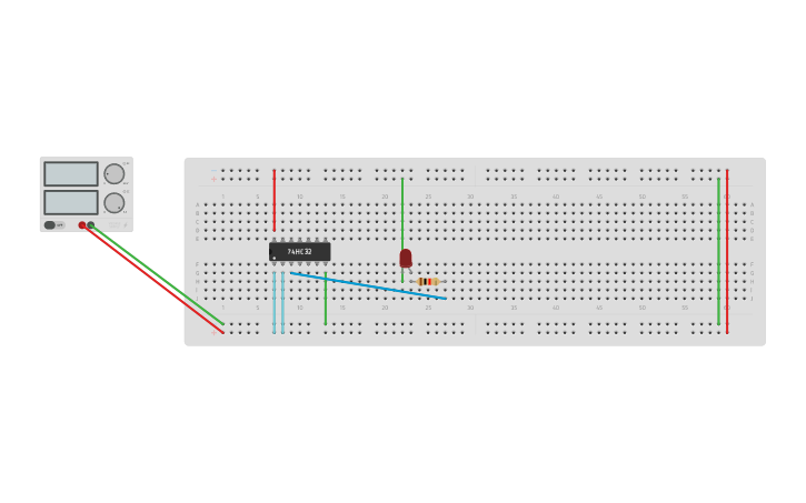 Circuit Design Experiment 1b Or Gate Tinkercad