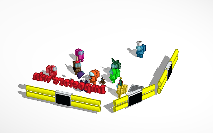 3D design Among us pt.9 (the final part) | Tinkercad