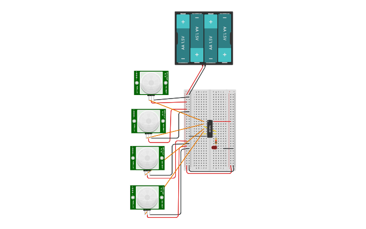 Circuit design Logic Gates - Tinkercad