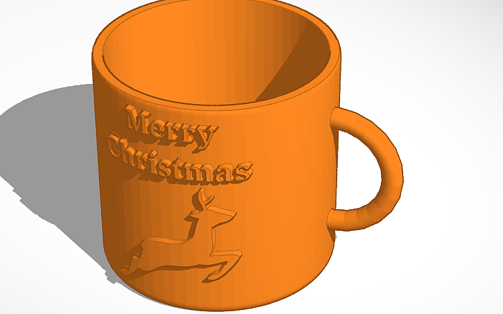 3d Design 크리스마스 컵 Tinkercad