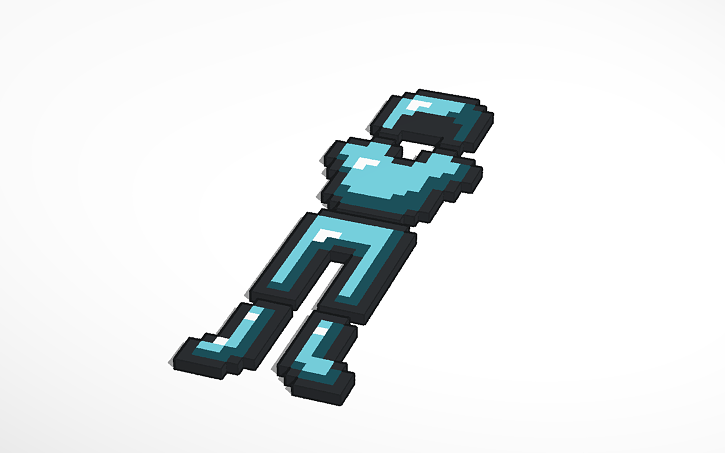3D design diamond armour for you!:D - Tinkercad