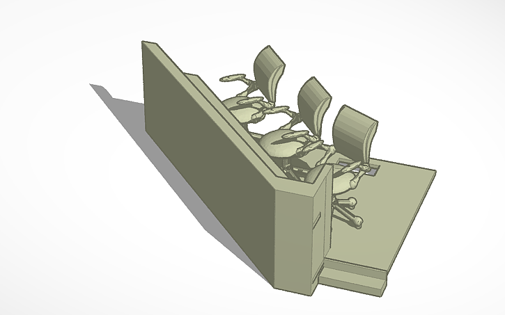 3D design AV Desk | Tinkercad