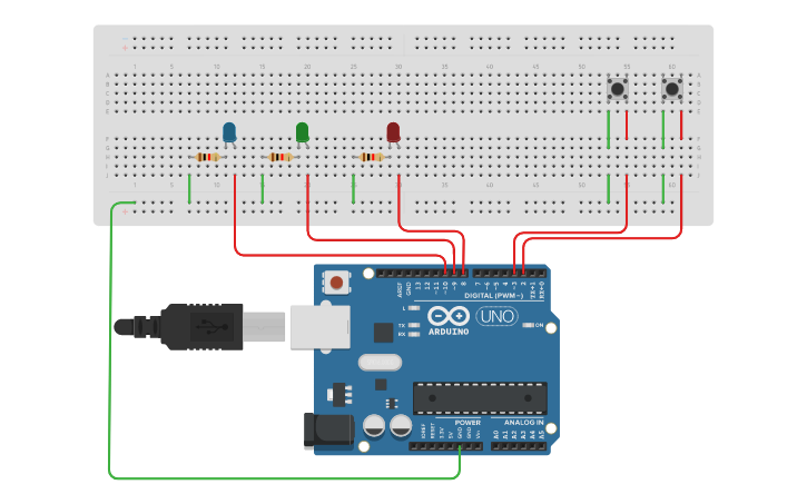Circuit design Switch - Tinkercad