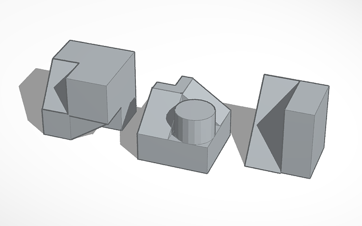 3D design sketchu - Tinkercad