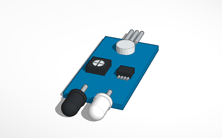 3d Design Ir Sensor Tinkercad 6891