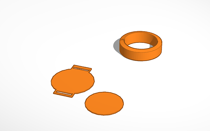 3D design spider web shooter - Tinkercad